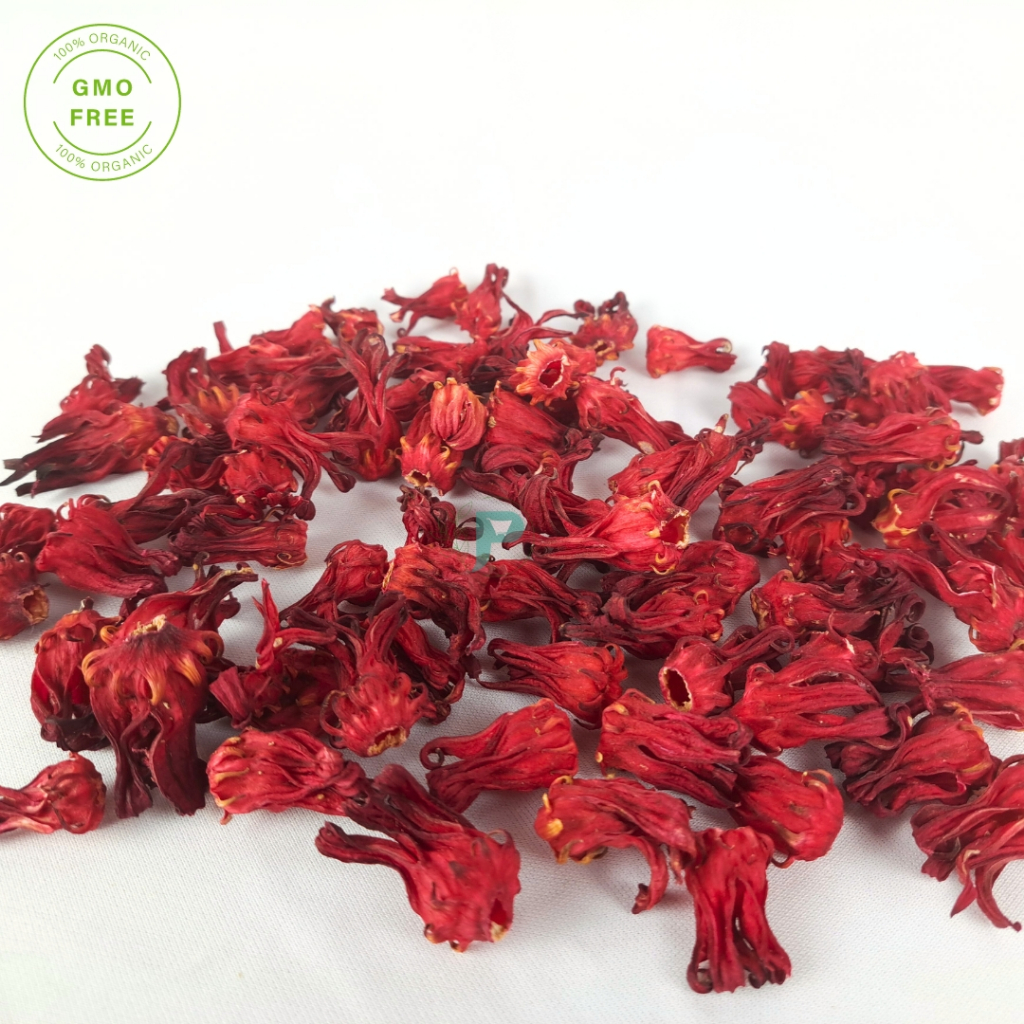 Jual Teh Bunga Rosella Merah Kering Natural 100% / Roselle Tea Hibiscus Flower | Shopee Indonesia