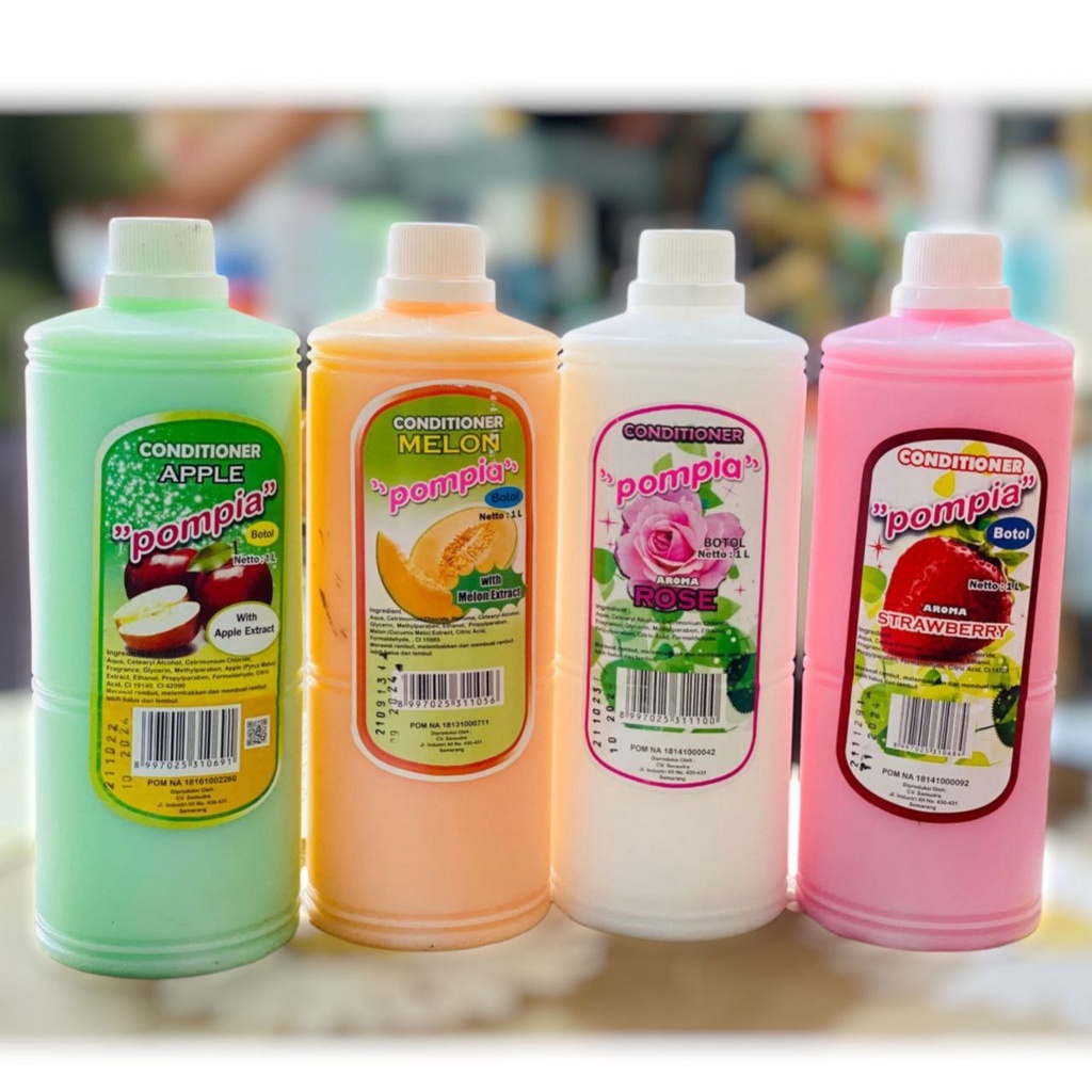 Jual [ KEMASAN BOTOL ] Pompia Conditioner 1 Liter | Shopee Indonesia