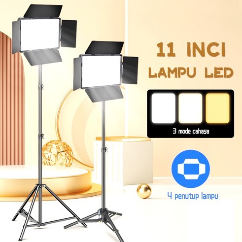 Jual Lampu Foto Produk Studio Fotografi Palaroid Tripod Ringlight Besar Lighting Videografi Led ...