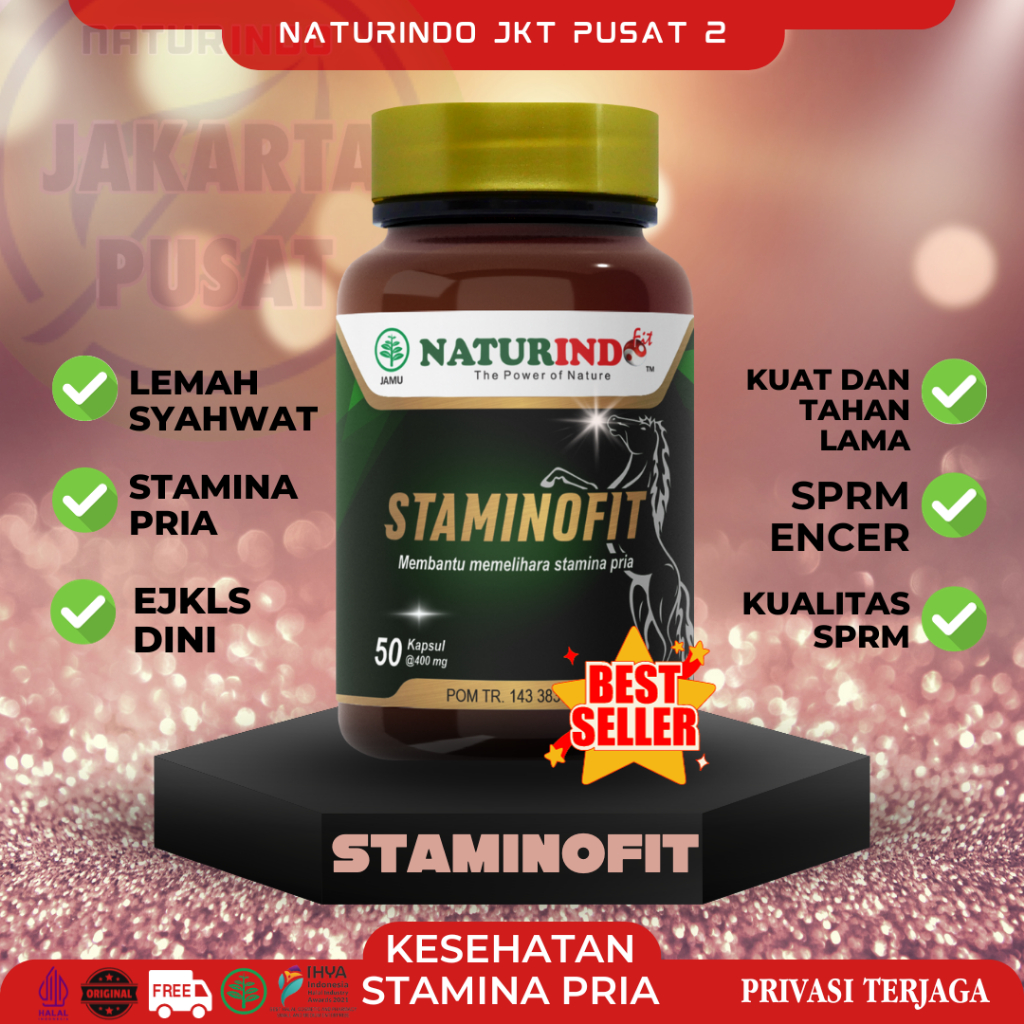 Jual Naturindo Staminofit Suplemen Obat Herbal Memelihara Menjaga ...