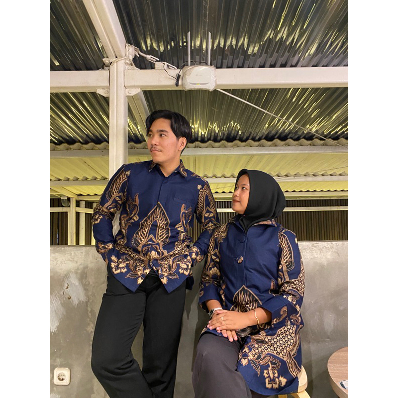 Jual Batik couple premium pekaongan model WAYANG | Shopee Indonesia