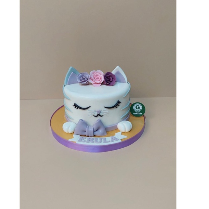 Jual CAKE BENTUK KUCING UK 15CM / KUE ULANG TAHUN | Shopee Indonesia
