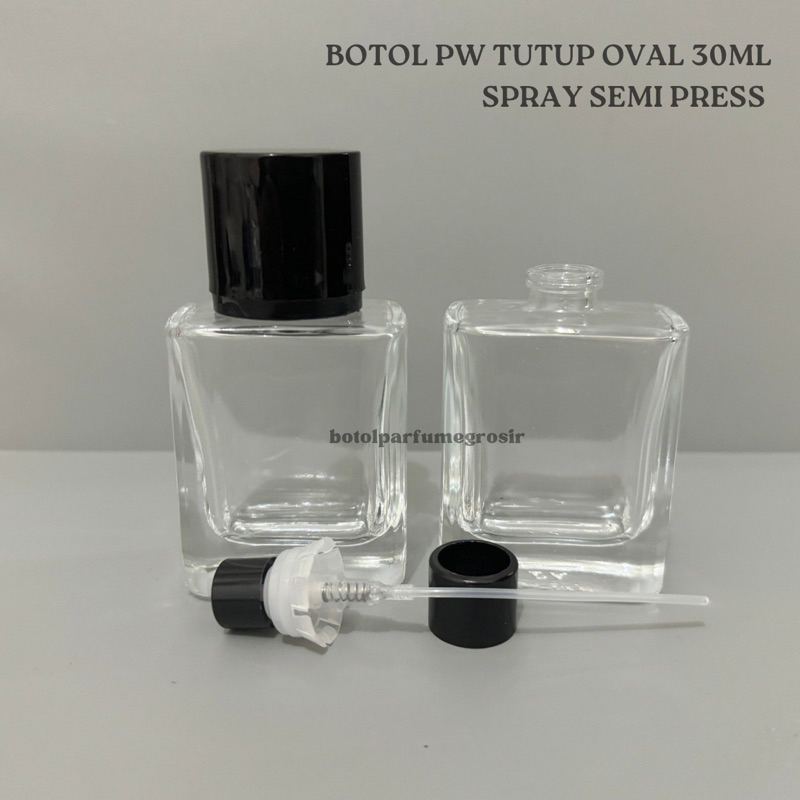 Jual BOTOL PW KOTAK 30ML EASY PUMP BLACK | Shopee Indonesia