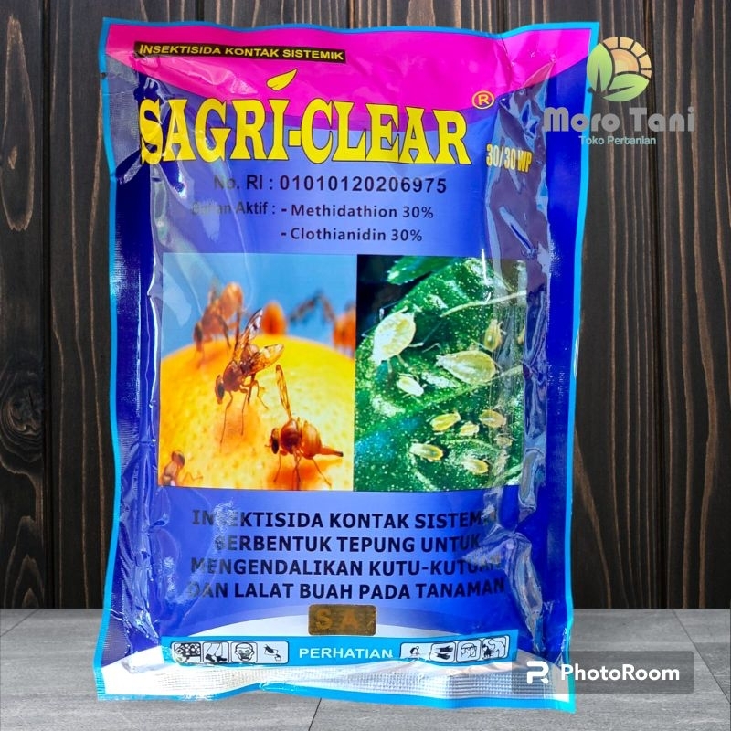 Jual Insektisida SAGRI-CLEAR 30/30 WP 100 GRAM Obat Lalat Buah | Shopee Indonesia