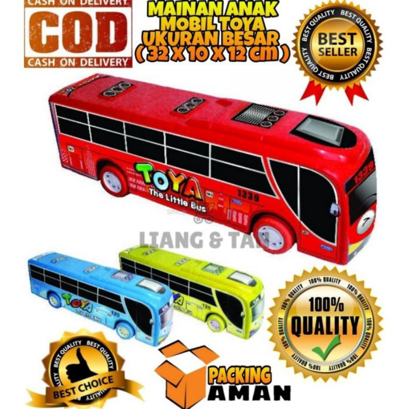 Jual MAINAN BUS TOYA/ MOBIL BUS MAINAN TOYA | Shopee Indonesia