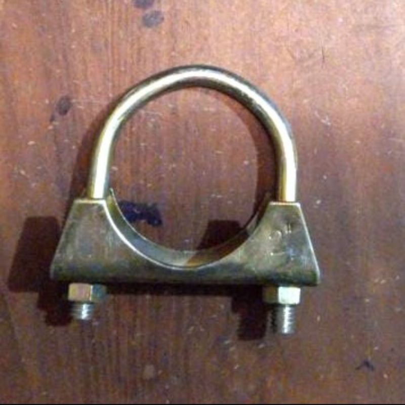Jual Klem Pipa Besi Knalpot 2" Inch Clamp U Bolt | Shopee Indonesia