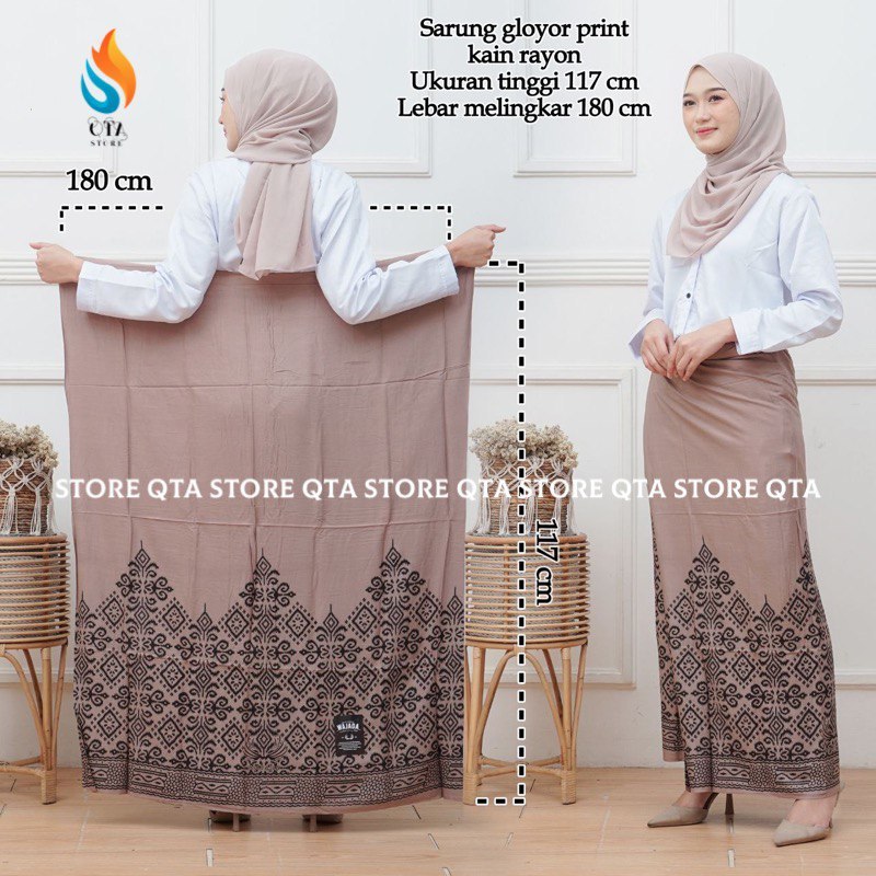 Jual SARUNG SANTRI WANITA BATIK AQIL WANITA TERBARU MERK WAJADA ...