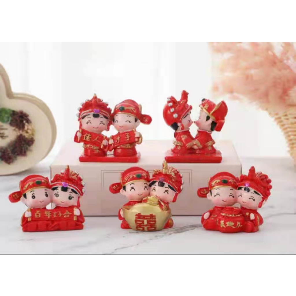 Jual Boneka Wedding / Boneka couple / sangjit / hiasan shuang xi ...