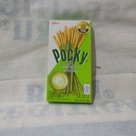 Jual Pocky MILKY MATCHA 33 gr , stik stick glico Box Snack HIJAU ...