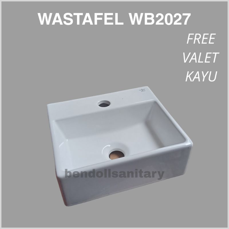 Jual paket wastafel cuci tangan kotak 2027 lengkap free valet kayu ...