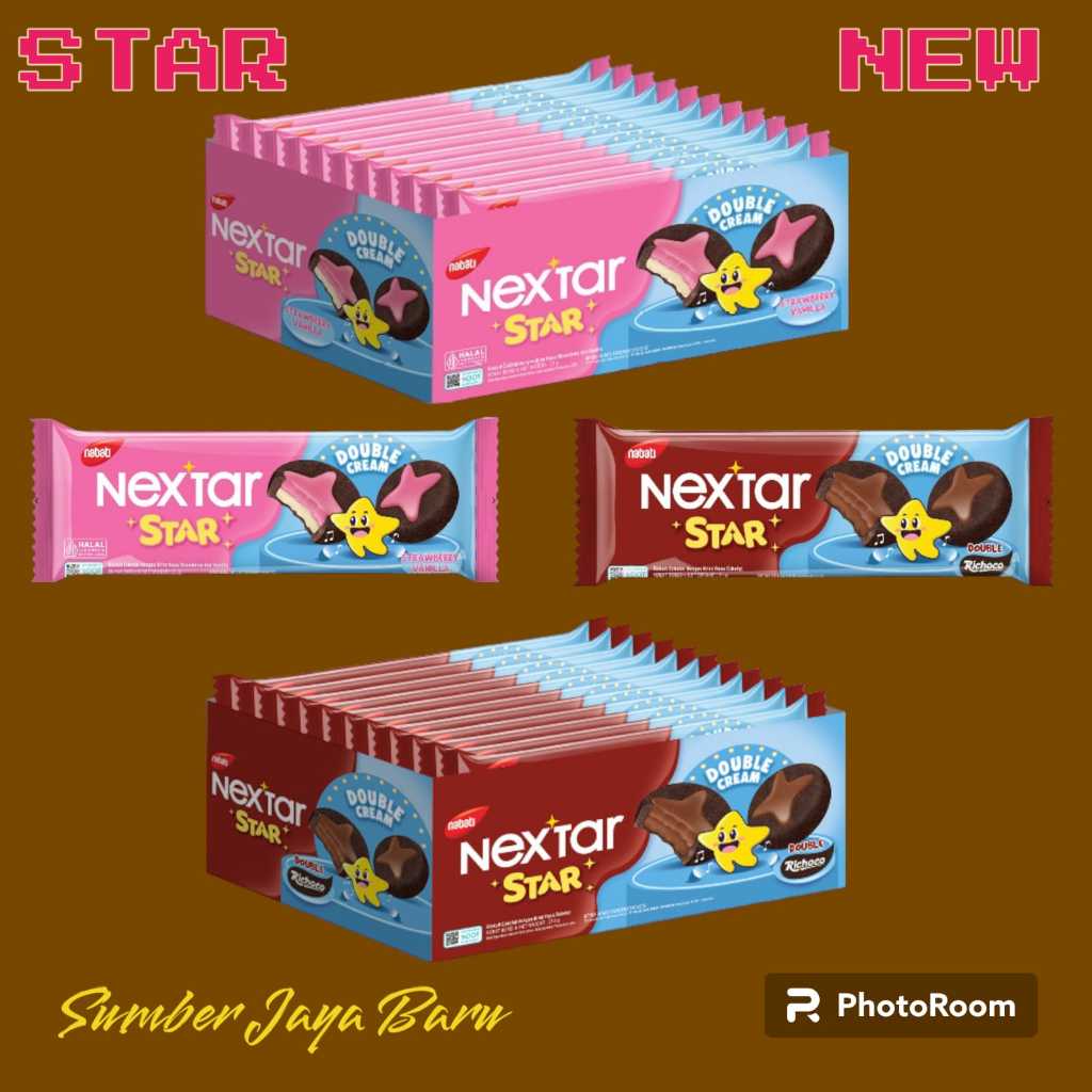 Jual Nextar STAR Double Cream | 10 Pcs @ 31.5 g | Nabati | Shopee Indonesia
