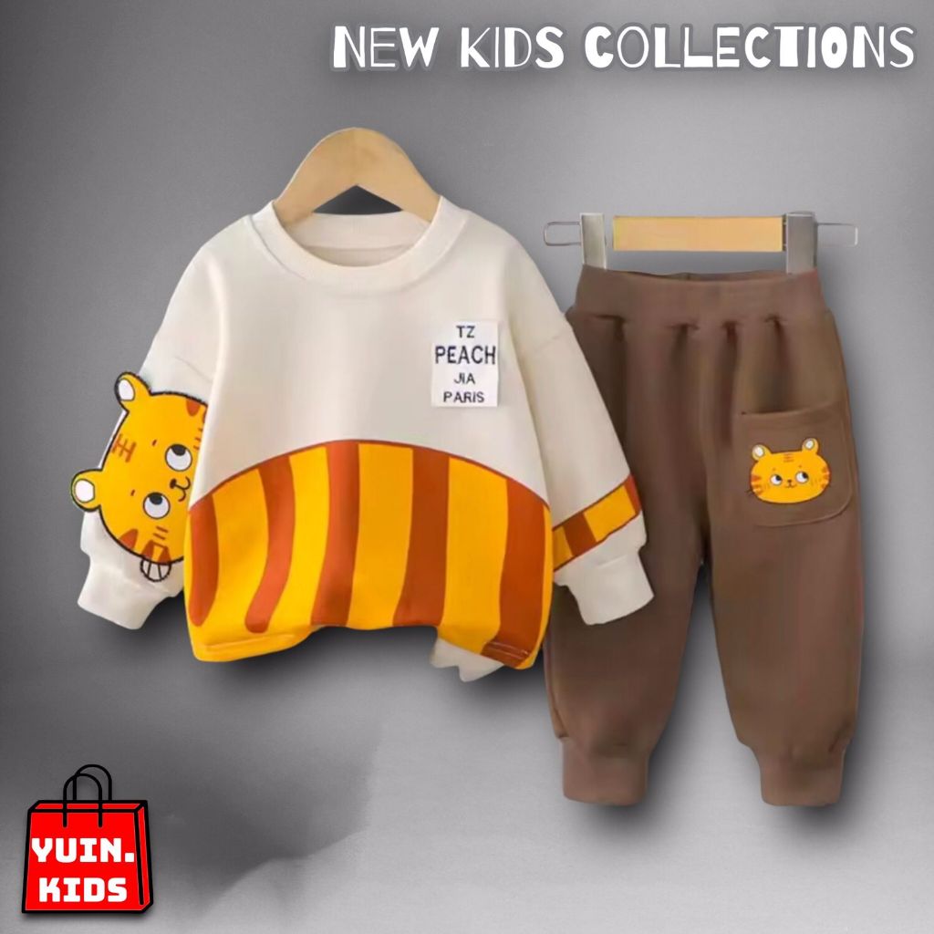 Jual Sweater Lucu Anak By Yuin.Kids Usia 1-5 Tahun Setelan Sweater ...