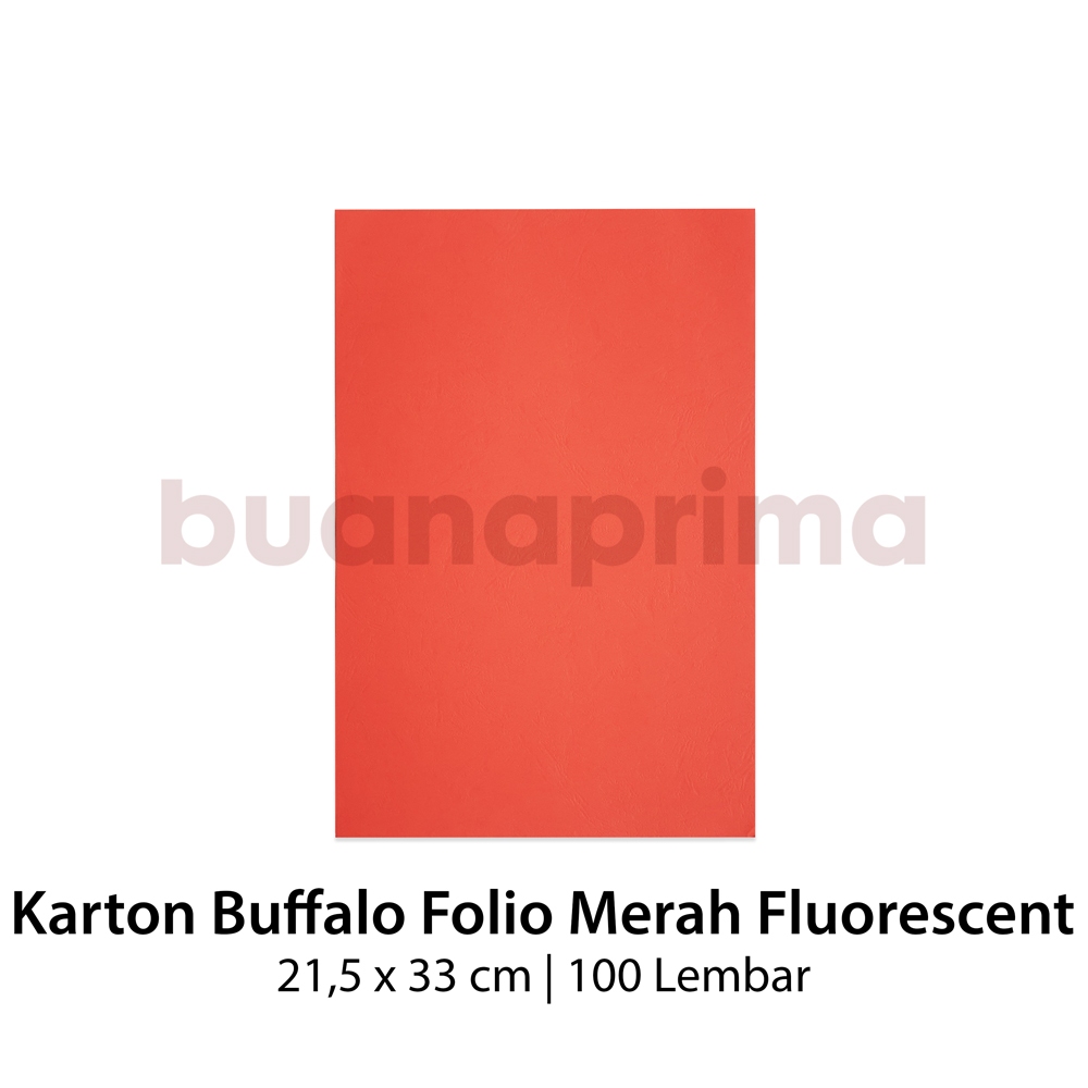 Jual Karton Buffalo Folio Kertas Jeruk F4 Warna Kuning PU Merah Tua ...