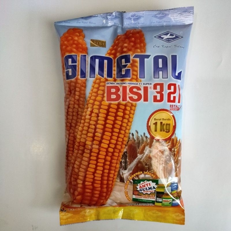 Jual Benih Jagung Simetal Bisi 321 Ori 1 Kg Tahan Bulai Hibrida F1