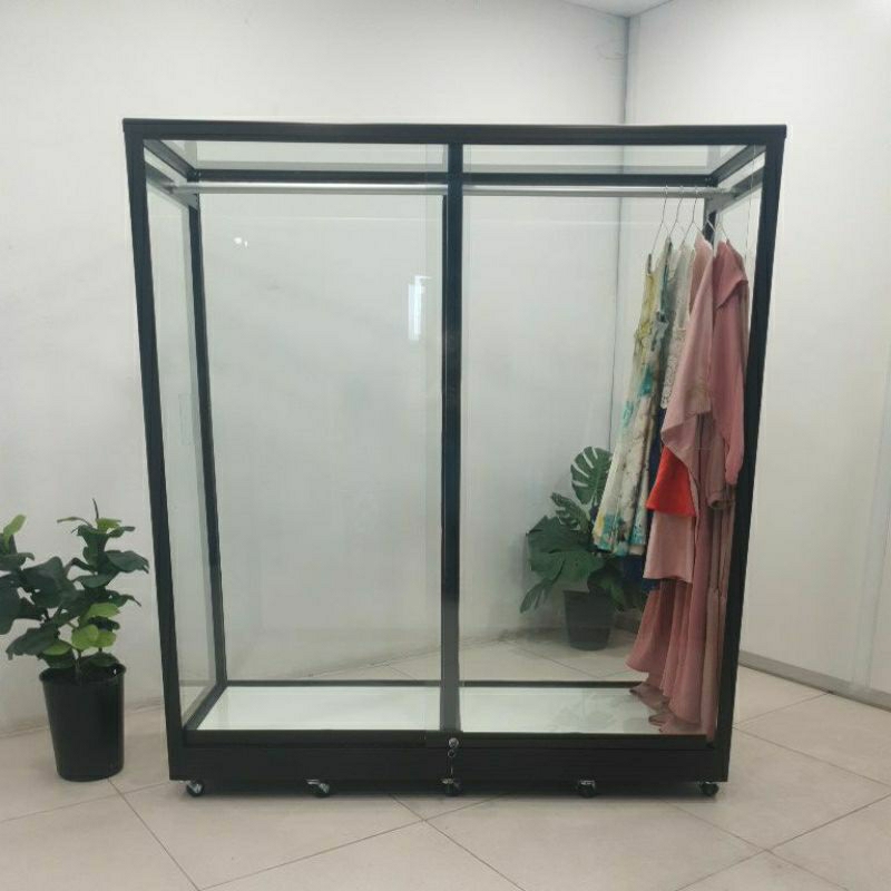 Jual TC ALUMINIUM LB 517 150X55X167 S B LEMARI BAJU GANTUNG PREMIUM ...