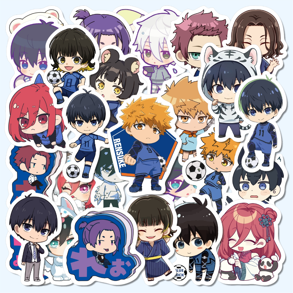 Jual Stiker Blue Lock Bluelock Vinyl Waterproof Stciker Anime Laptop ...