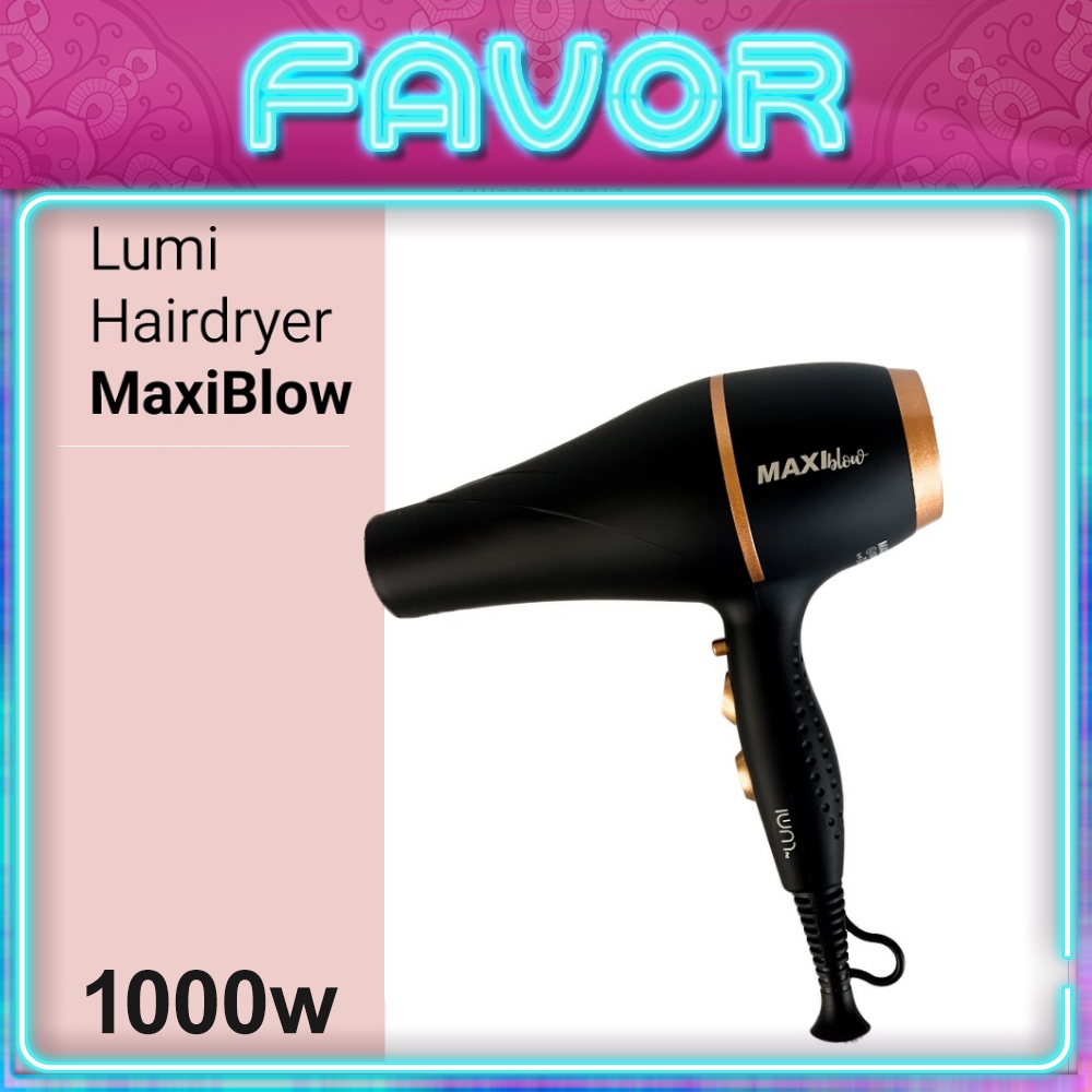 Jual Lumi Maxi Blow Professional Hair Dryer 1000 WATT | Shopee Indonesia