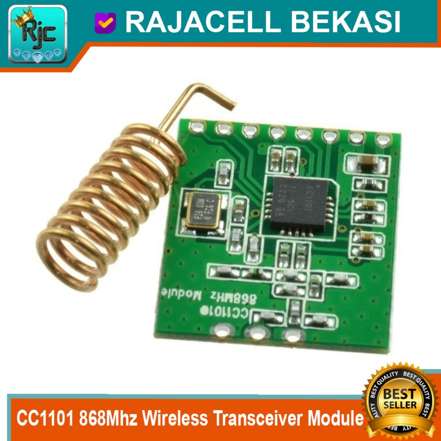 Jual CC1101 868Mhz Wireless Transceiver Module Long Distance M115 SPI ...