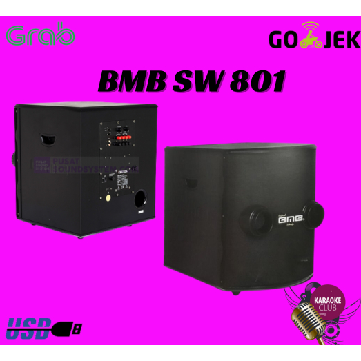 Jual SUBWOOFER BMB SW 801/ SW801 / SW-801 12 INCH SUBWOOFER AKTIF 420 ...