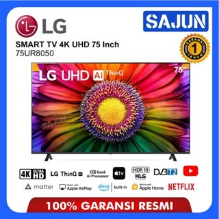 Jual LG Smart TV 75 Inch UHD 4K 75UR8050 ThinQ AI 75UR8050PSB - UR8050 ...