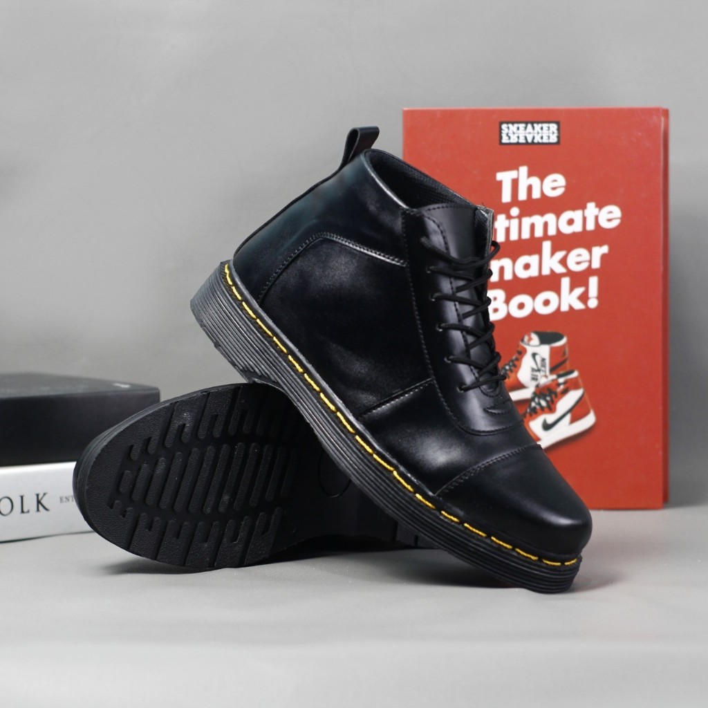 Jual Sepatu Boots Docmart Hitam Hard Motion Pltd Doyok Original sepatu ...