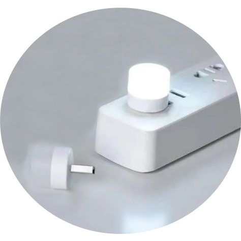 Jual * MKA * LAMPU USB LED MINI NIGHT LIGHT BULAT / LAMPU USB MINI LED ...