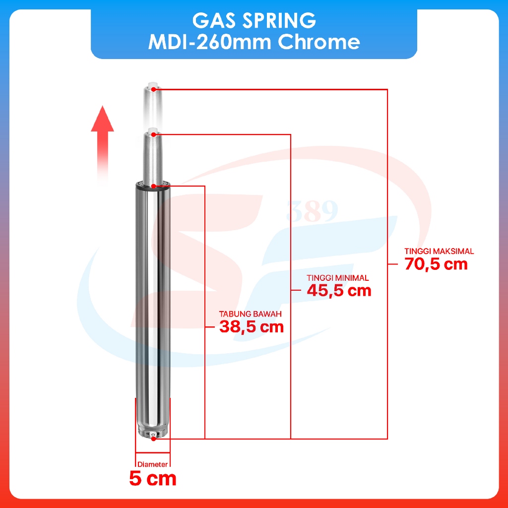 Jual Hidrolik Kursi Kantor Gas Lift Kursi Gaming Gas Spring Kursi Staff ...