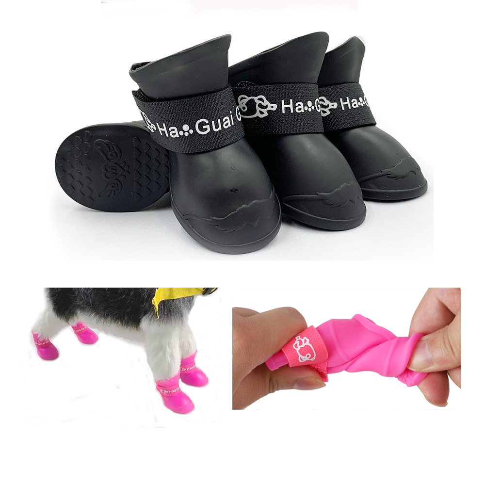Jual Sepatu Boots Anjing Kucing Anabul Set 4pcs SGG01 Anti Air Sepatu ...