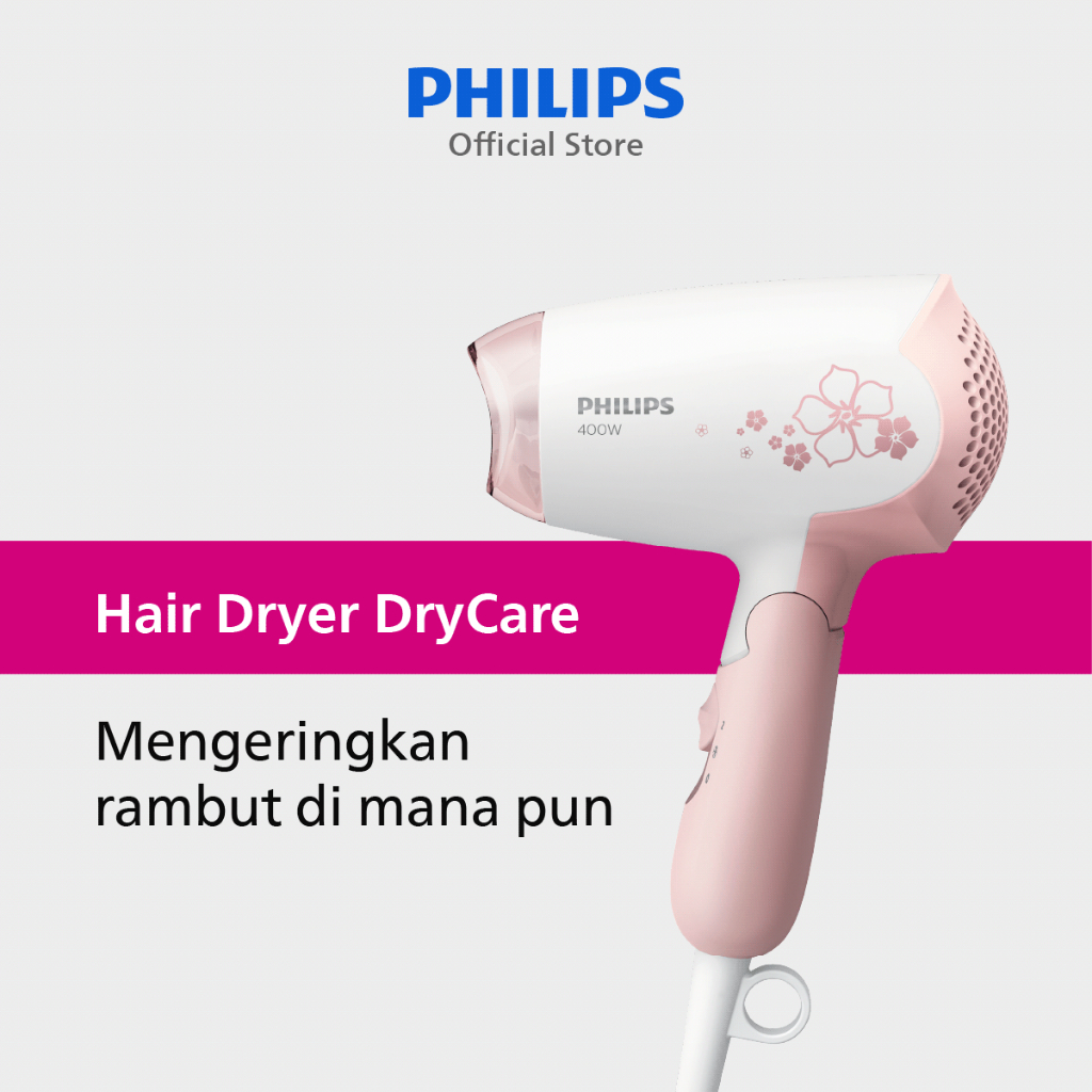 Jual Philips | Hair Dryer DryCare | Pengering Rambut | DryCare 400 W dengan 2 Setelan ...
