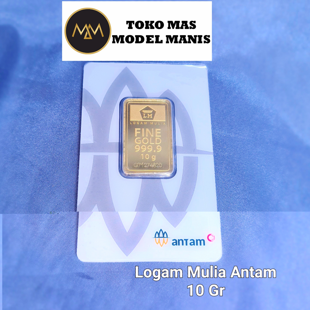 Jual Logam Mulia Antam Press Logam Mulia 10gr | Shopee Indonesia