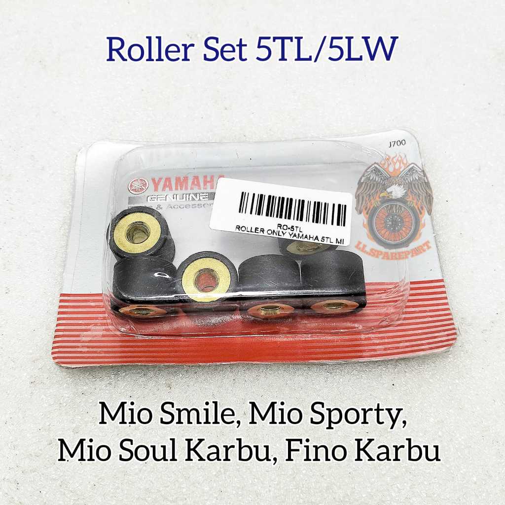 Jual Roller Roler Set Yamaha 5TL/5LW Mio Smile Sporty Mio Soul Karbu Fino Karbu Asli Original ...