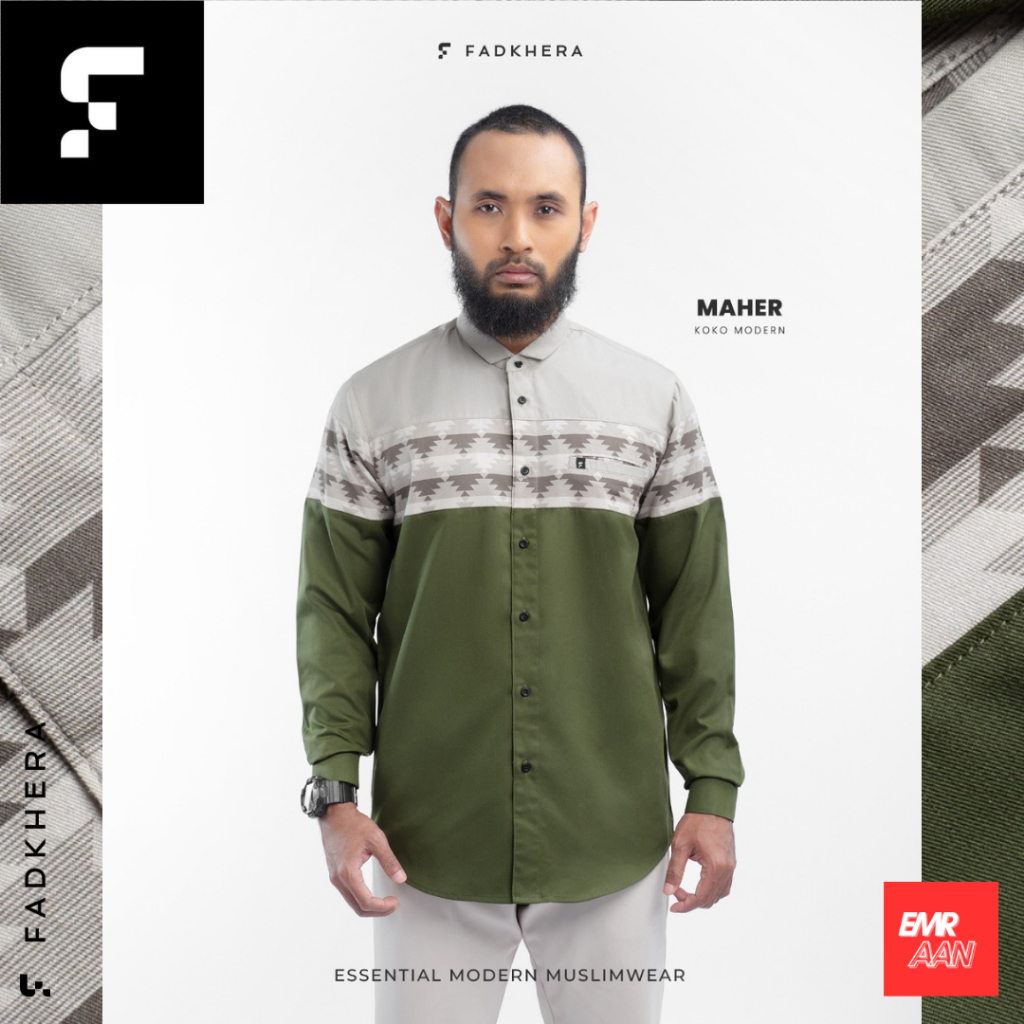 Jual KOKO MUSLIM MAHER - FADKHERA Kemeja Koko Pria Muslim, Emraan Store ...