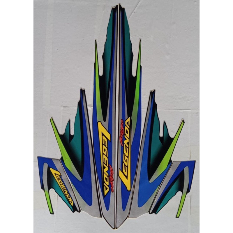 Jual stripe striping sticker polet list body honda astrea legenda 1 ...