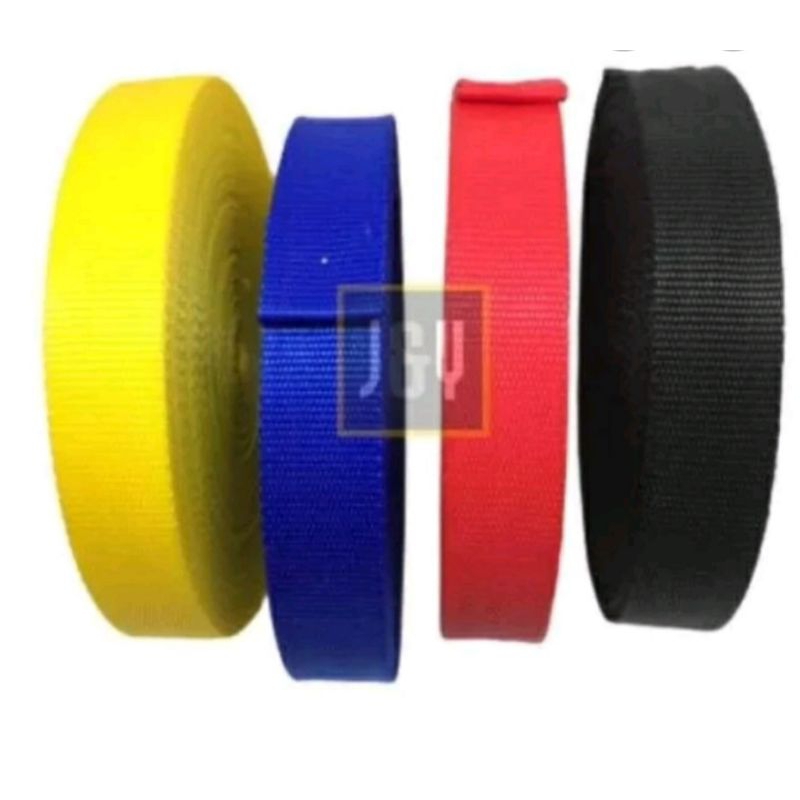Jual webing 2.5 cm/bisband/tali webing/plipit lebar 1 inci | Shopee ...