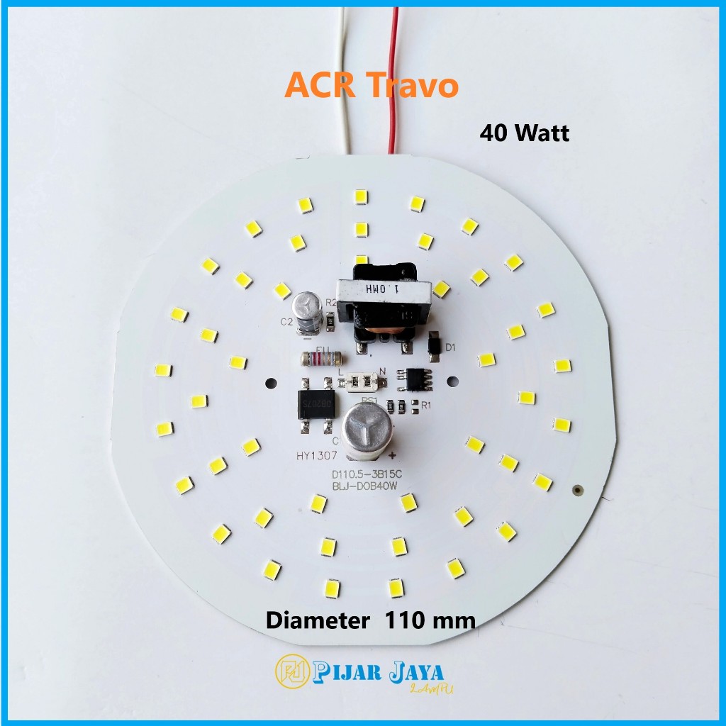 Jual PCB LED AC ACR Travo Watt Lengkap 5 7 9 12 15 18 20 30 40 Watt ...