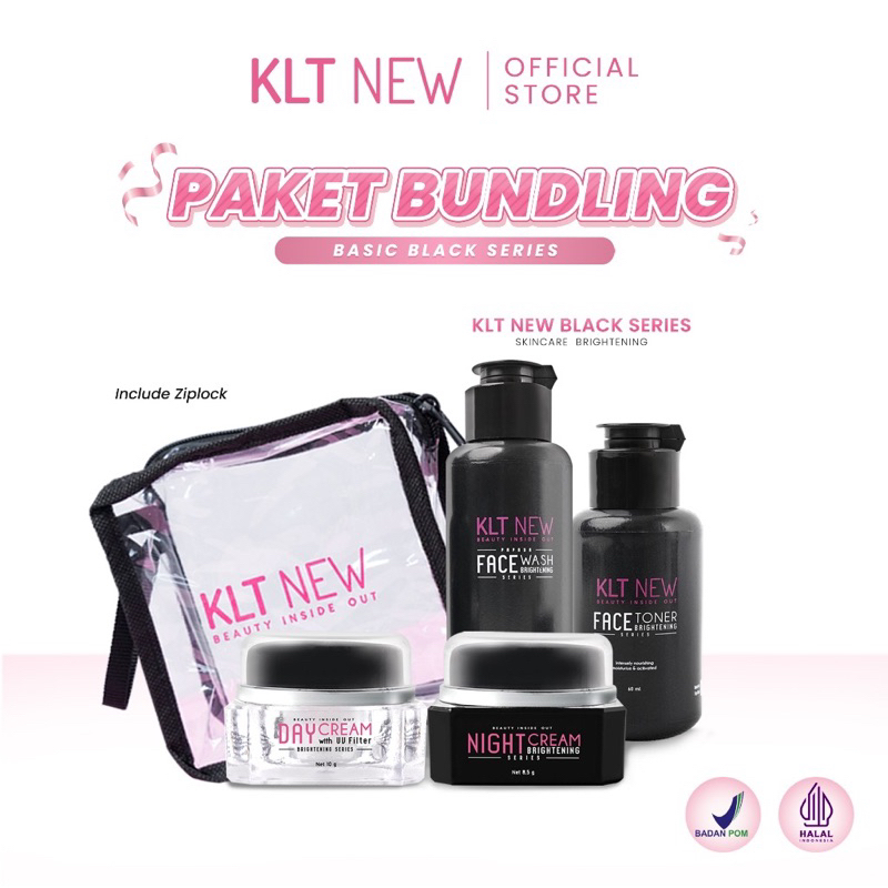 Jual PAKET KOMPLIT KLT NEW/ new klt/ Klt black original 100% / klt ...