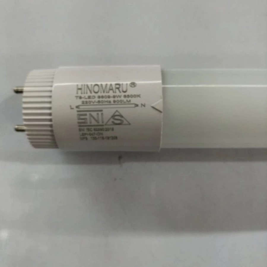 Jual Lampu TL LED T8 60cm 9W 9 Watt HINOMARU / MYVO Cahaya Putih 6500K ...