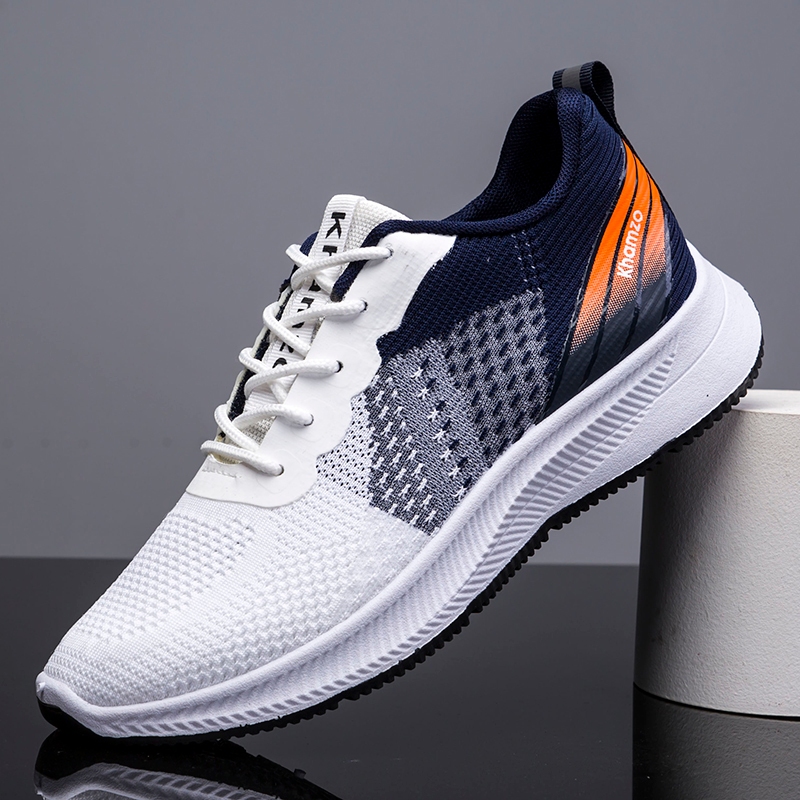 Jual Sepatu Sneakers Pria Original Khamzo D12 Terbaru Sepatu Kuliah Cowok Running Olahraga Lari ...