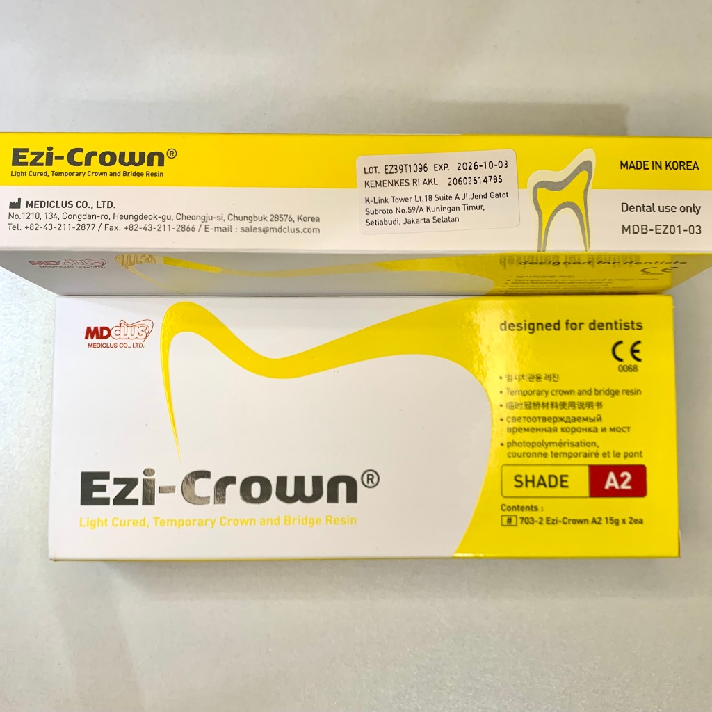Jual Ezi Crown / Dental Light Cured temporary crown & bridge | Shopee ...