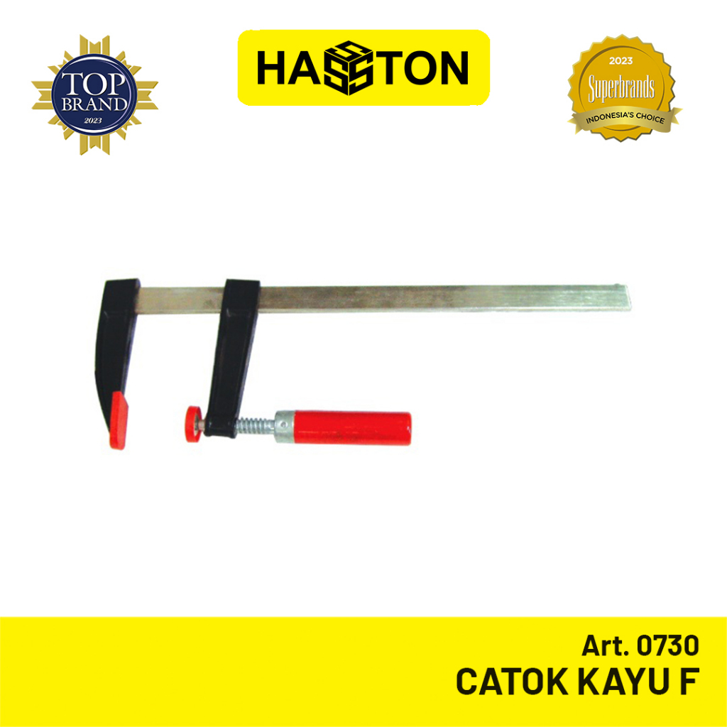Jual Hasston Catok Kayu F / Catok Penjepit Kayu / F-Clamp Klem F (0730 ...