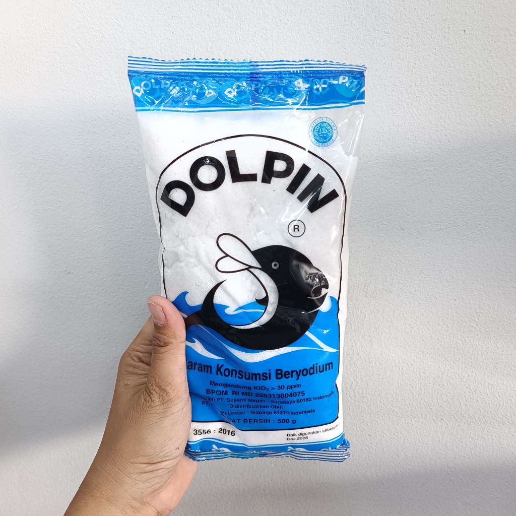 Jual GARAM DOLPHIN 500GR | Shopee Indonesia