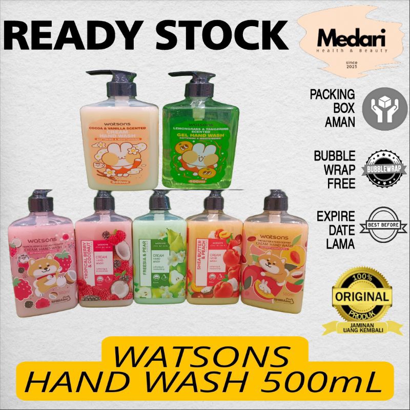 Jual DOUBLE PROMO Sabun cuci tangan watson 500 ml / hand wash watsons ...