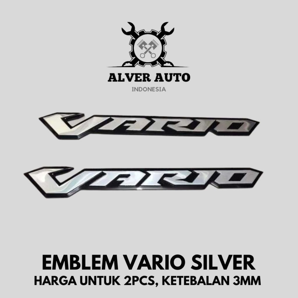 Jual Tulisan Huruf Timbul Vario 3D Akrilik Stiker 3D Emblem Vario ...