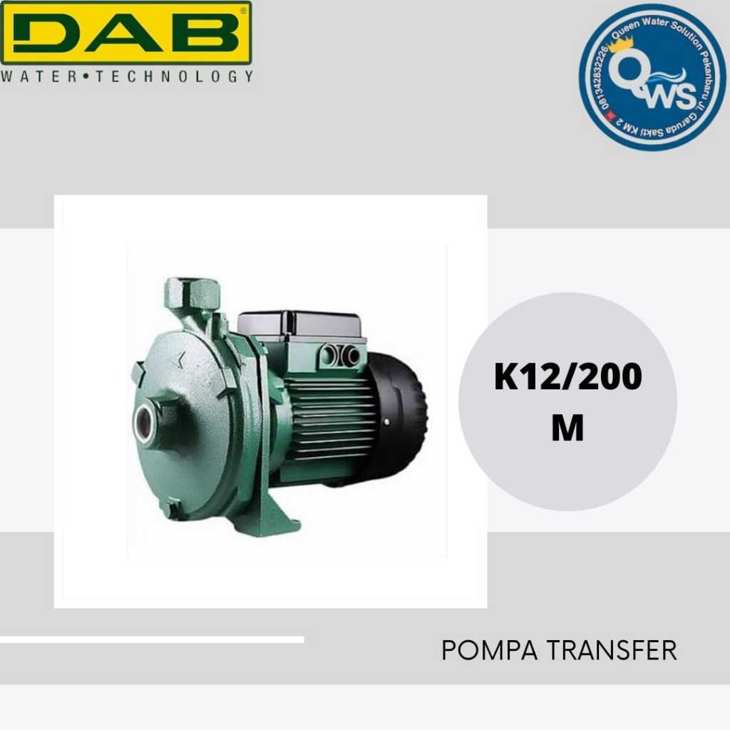 Jual Pompa Transfer DAB K12/200 M - Mesin Pompa Single Impeller Centrifugal | Shopee Indonesia