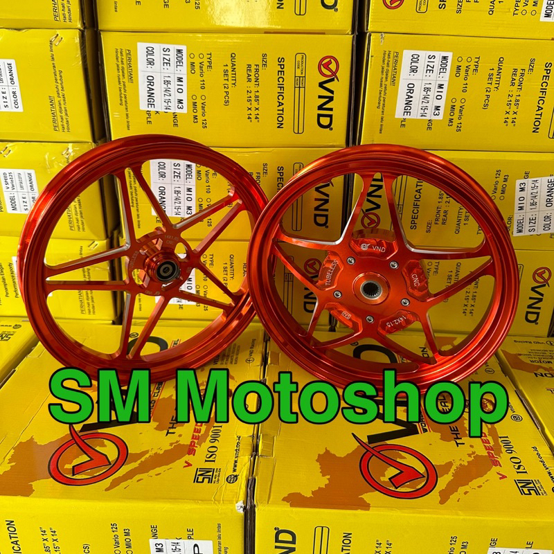 Jual VELG VND V SPEED V2 GEN 2 MIO LAMA MIO SPORTY MIO SOUL VND BINTANG ...