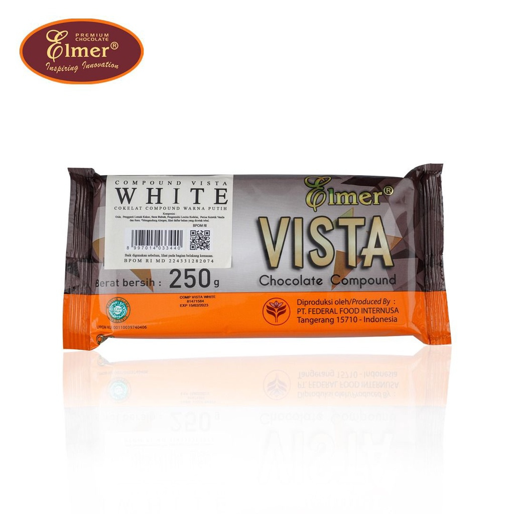 Jual Elmer Chocolate Compound Colour 250gr / Coklat Blok Warna 250gr ...