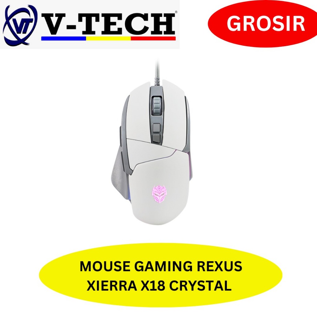 Jual MOUSE GAMING REXUS XIERRA X18 CRYSTAL | Shopee Indonesia