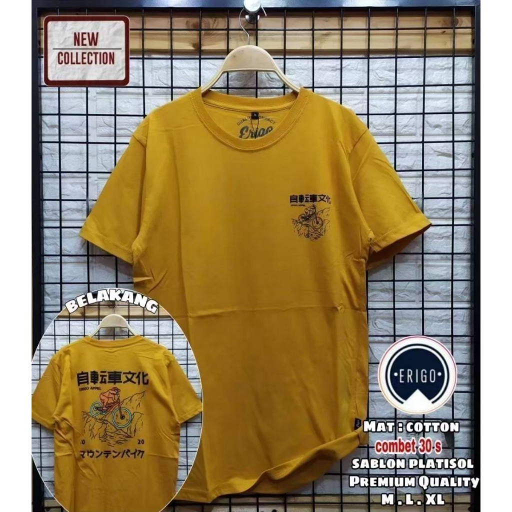 Jual kaos erigo original / erigo apparel/ kaos distro pria wanita ...