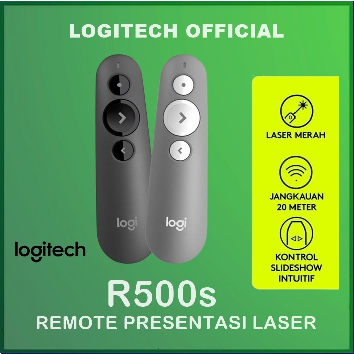 Jual Logitech R500 Laser Presentation Remote - Logitech R 500 laser ...