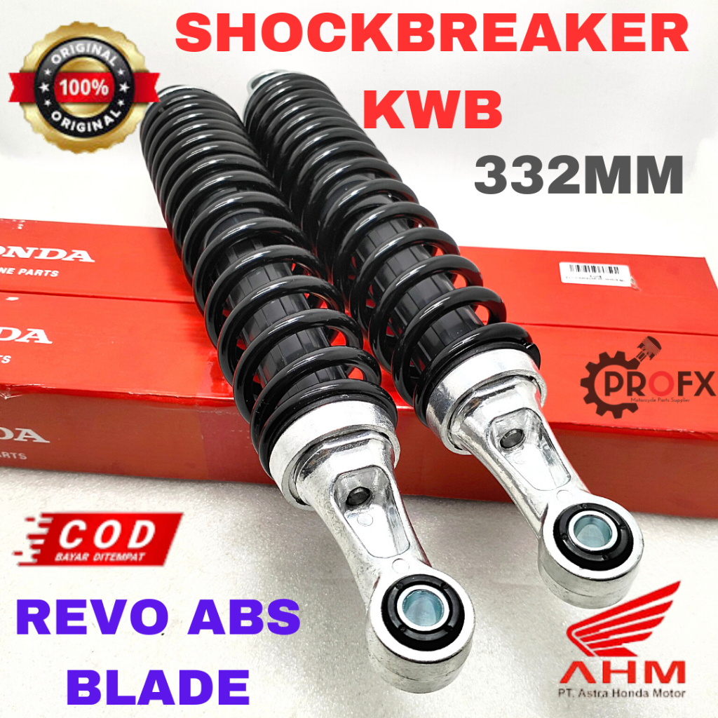 Jual SHOCKBREAKER KWB HONDA REVO ABS, BLADE ORIGINAL ASLI AHM SHOK BELAKANG SOK BEKER UKURAN ...